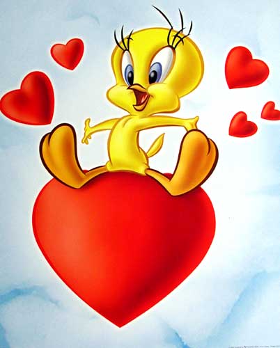 Tweety Heart Poster 40x50 cm | Fantastic Pictures