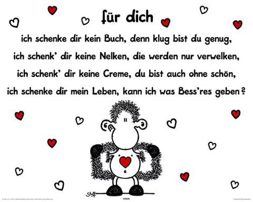 Sheepworld, Für Dich - Poster 40x50 cm | Fantastic Pictures